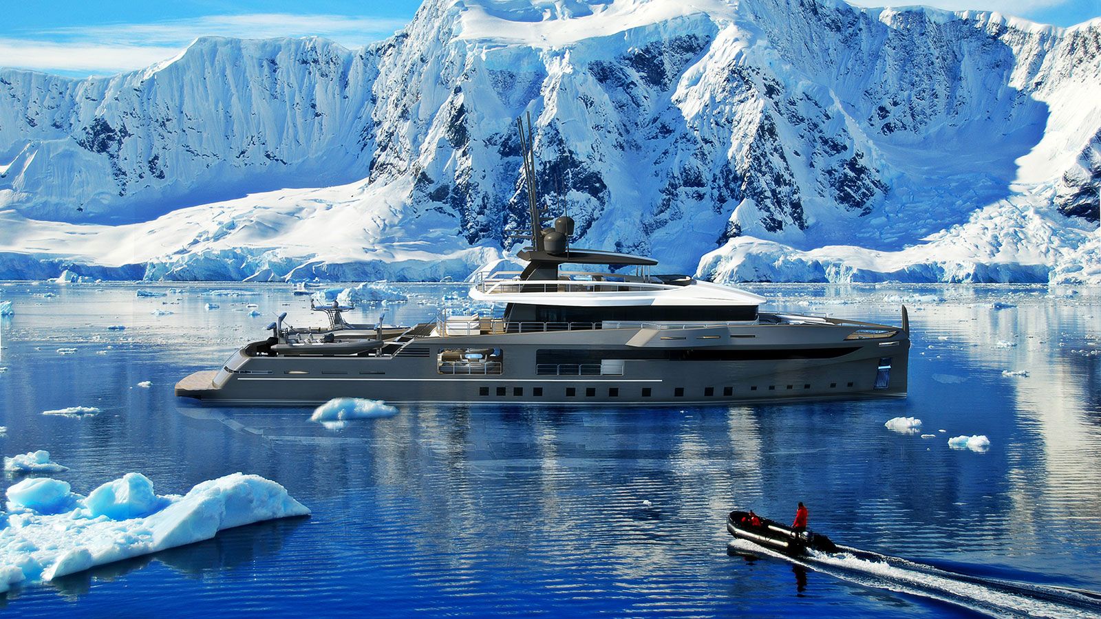 Ocea reveals superyacht concept designed to take on the Antarctic